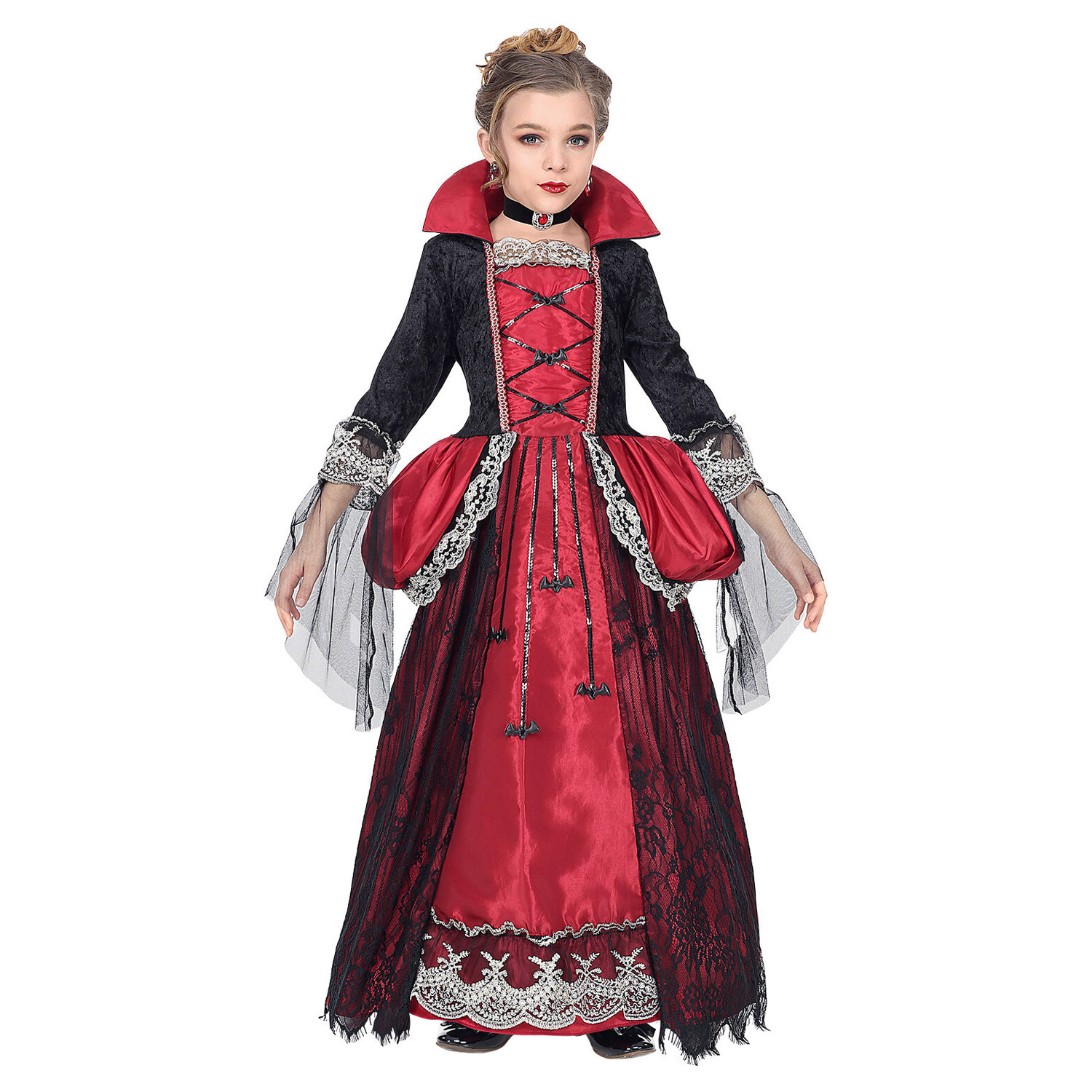 Costume Vampiressa Elegante con Crinolina - Toys Center