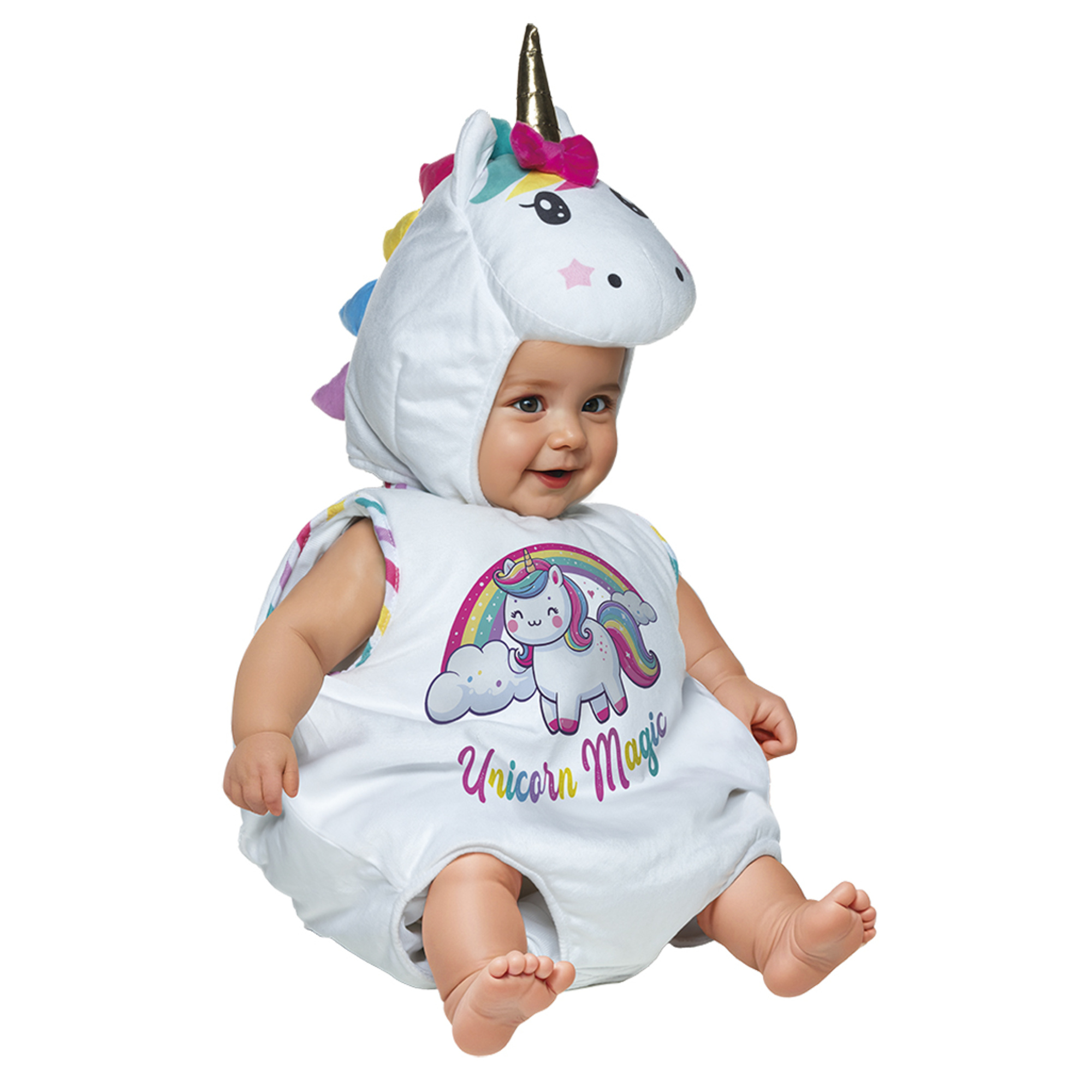 Costume unicorno baby neonato 6-12 mesi - carnaval queen - Toys Center